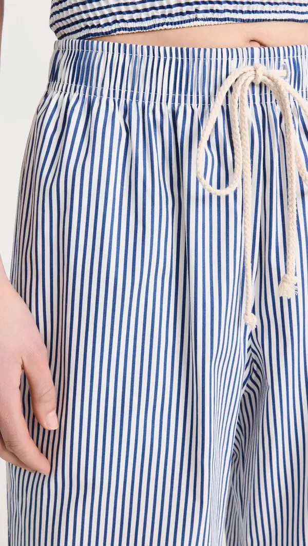 Donni. Striped Poplin Pants