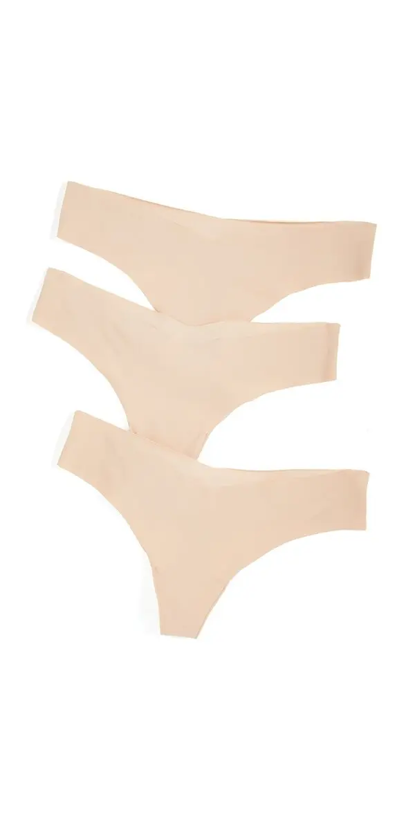 Commando Classic Thong 3-pack - Beige