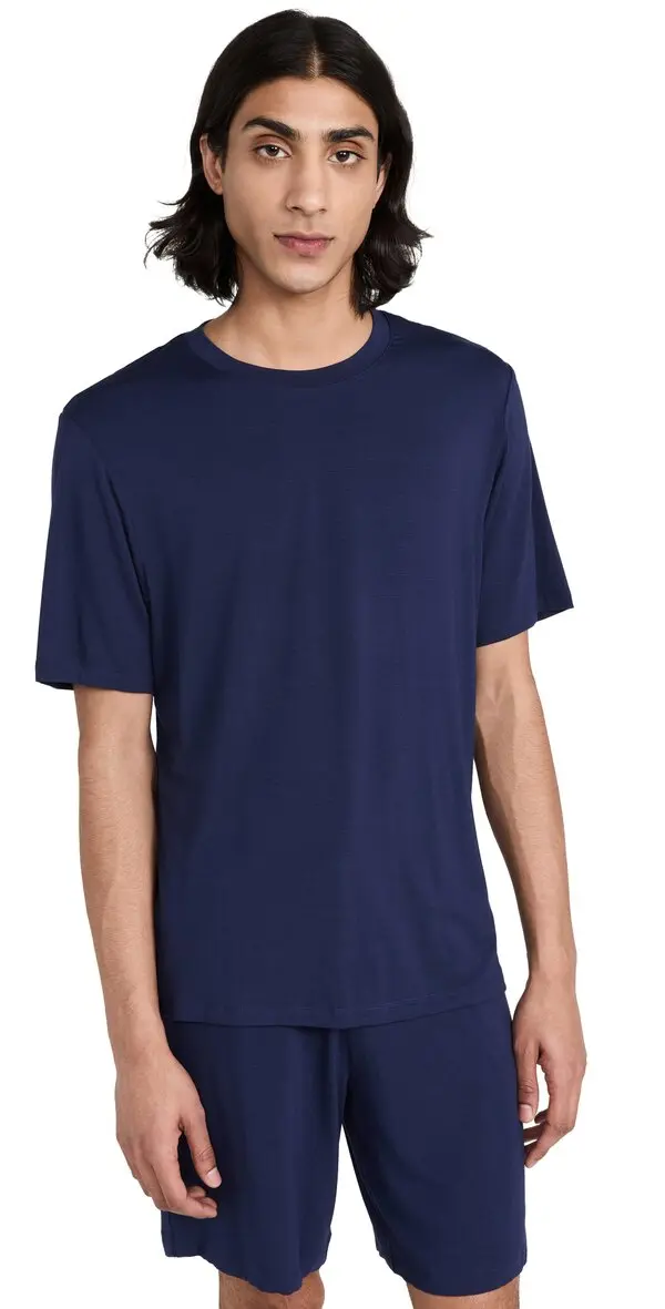Eberjey Henry Modal Short Pj Set - True Navy