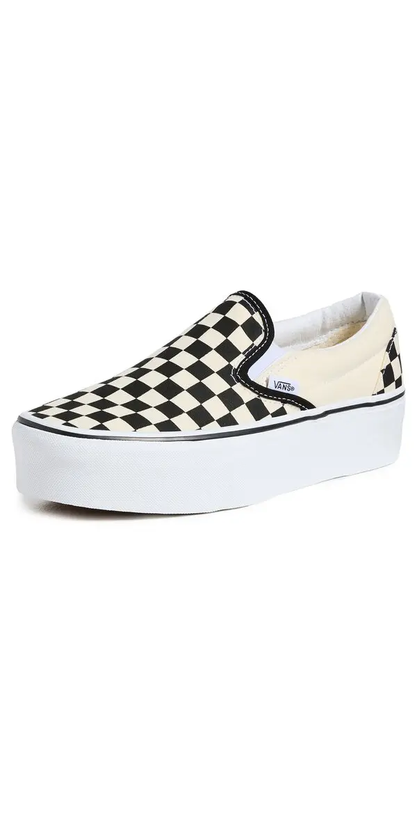 VANS Classic Slip-on Stackform Sneakers - Checkerboardblack/ White
