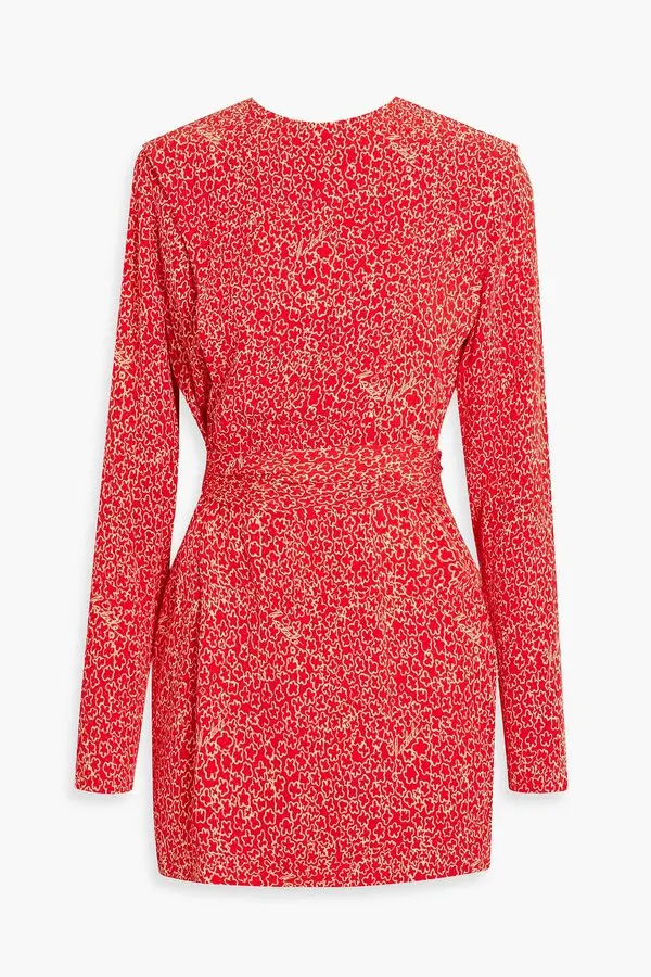 Remain Birger Christensen Printed Jacquard Mini Dress In Red - 70% Off |  Editorialist