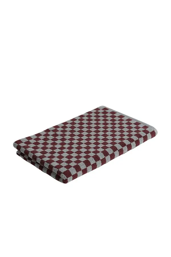 BAINA Bath Mat In Burgundy