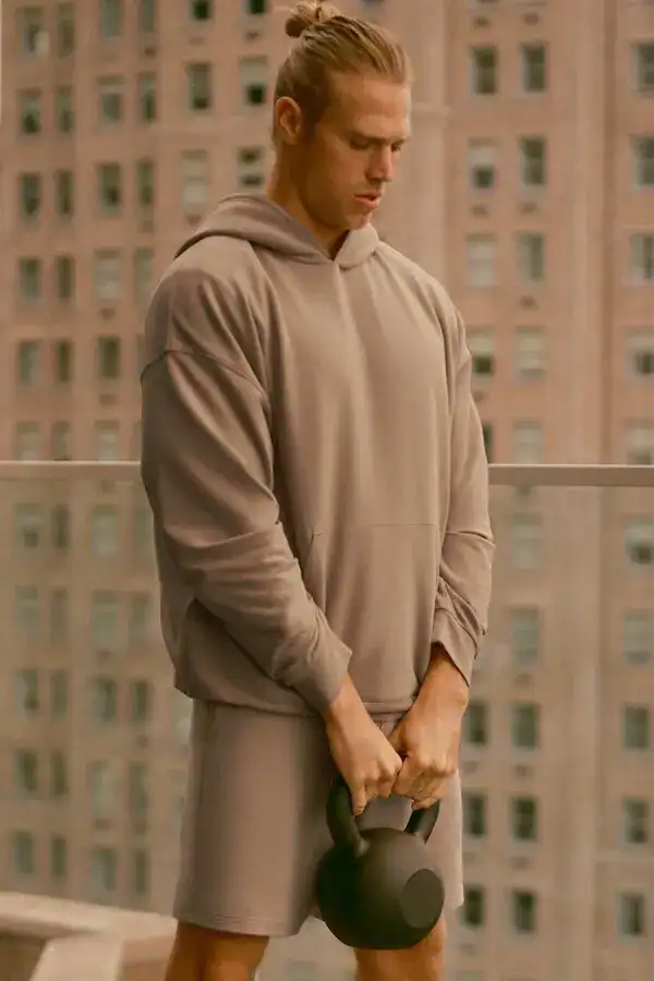 Alo Yoga Double Take Hoodie - Gravel | Editorialist