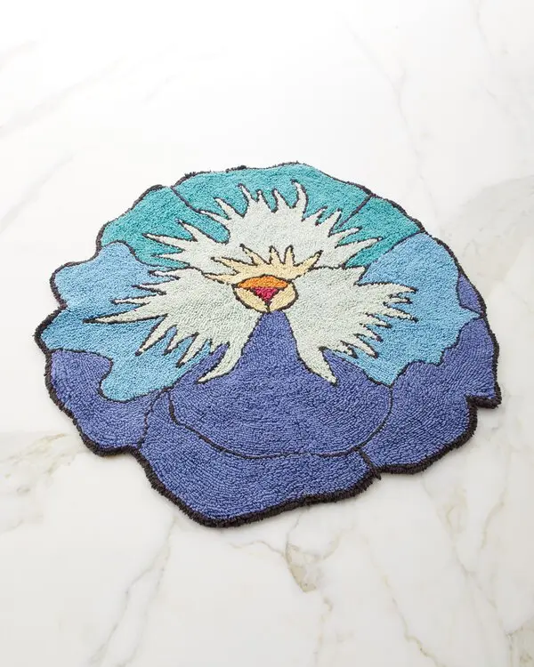Missoni Parma Bath Mat - Blue Pattern
