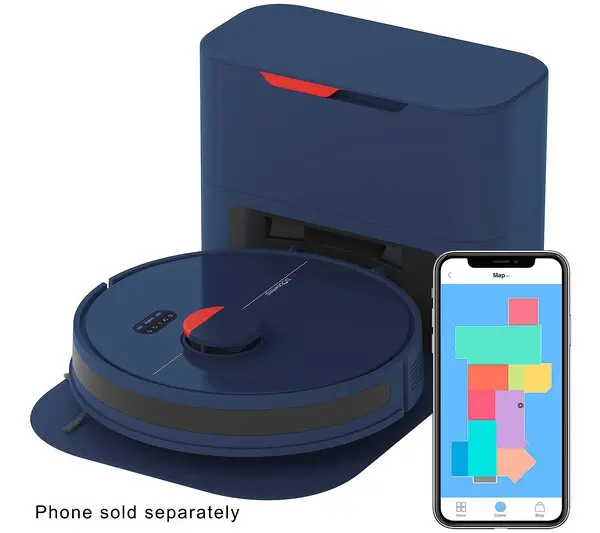 BOBSWEEP Dustin Wi-fi Self-emptying Robot Vacuu M And Mop