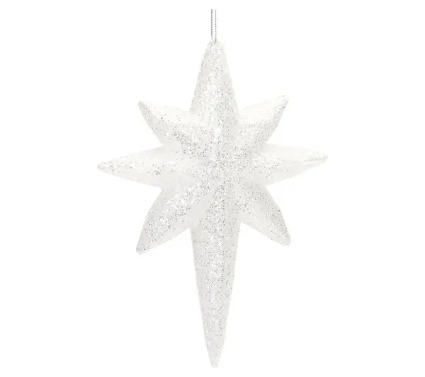 MELROSE Clear Acrylic Star Drop Ornament