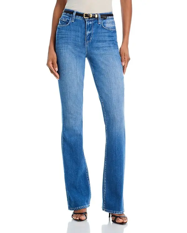 L'Agence Selma Mid-rise Baby Boot Jeans - Rosales