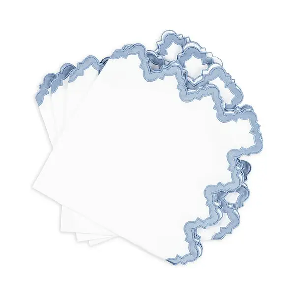 MATOUK Aziza Napkin, Set Of 4 - Hazy Blue