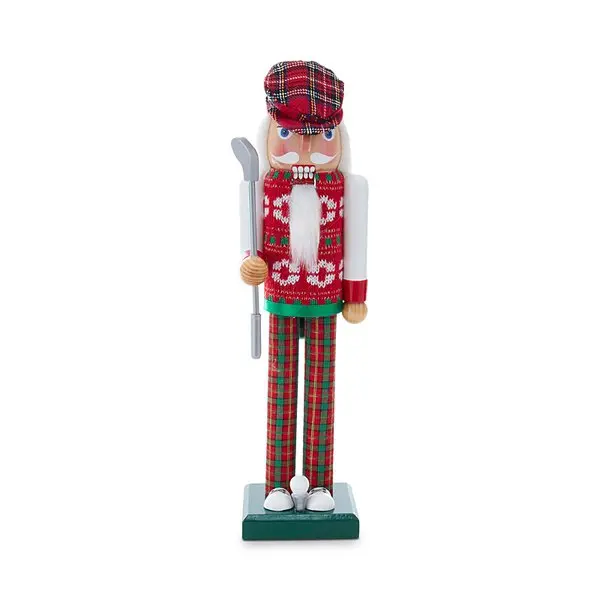 KURT.S.ADLER 15 Golfer Nutcracker