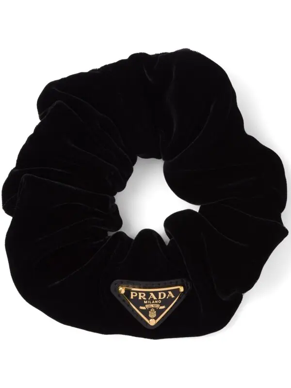 Prada Velvet Scrunchie - Black