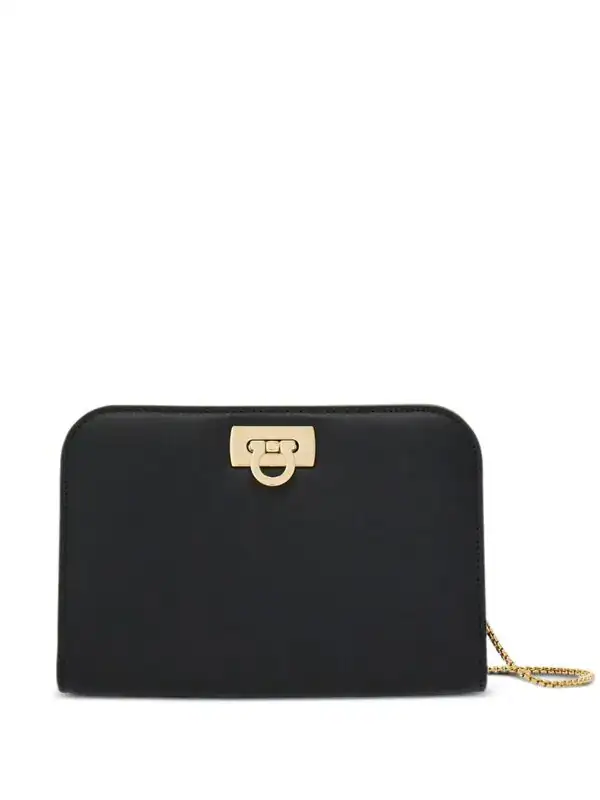 FERRAGAMO Wanda Mini Bag - Black | Editorialist