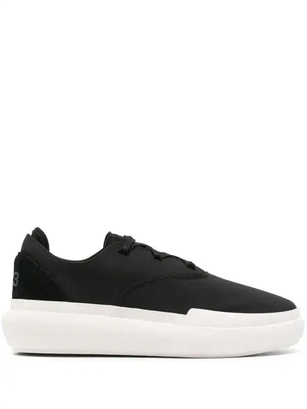 Adidas Y-3 Ajatu Court Low-Top Sneakers In Black 59% Off
