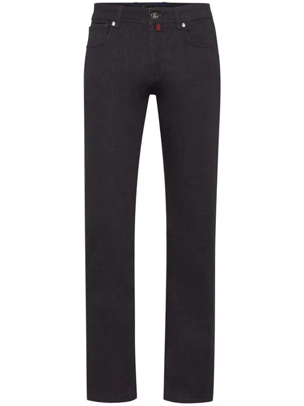 BILLIONAIRE Low-rise Straight-leg Jeans - Blue