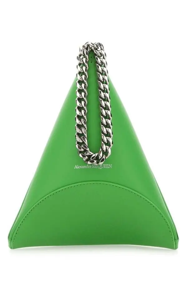 Alexander Mcqueen Clutch In Green 33% Off Editorialist