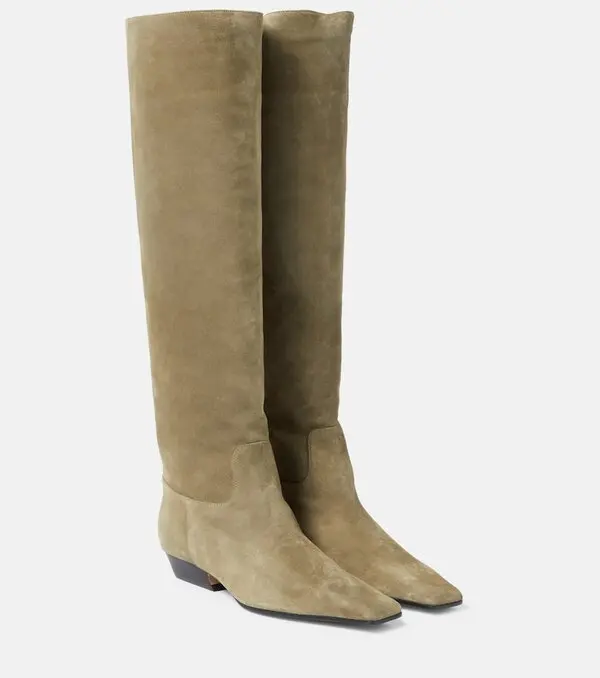 Khaite Marfa Knee-high Boots - Beige