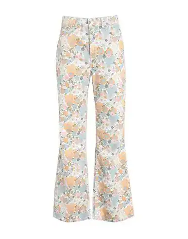Topshop 90s Flare Organic Cotton Jeans In White 41% Off