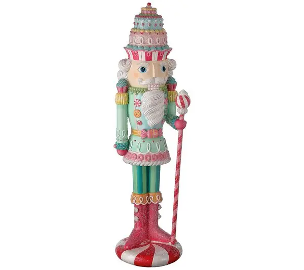 VALERIE PARR HILL 18' Candy Nutcracker W /cake Valerie