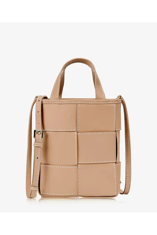 Gigi New York Chloe Mini Shopper - Natural