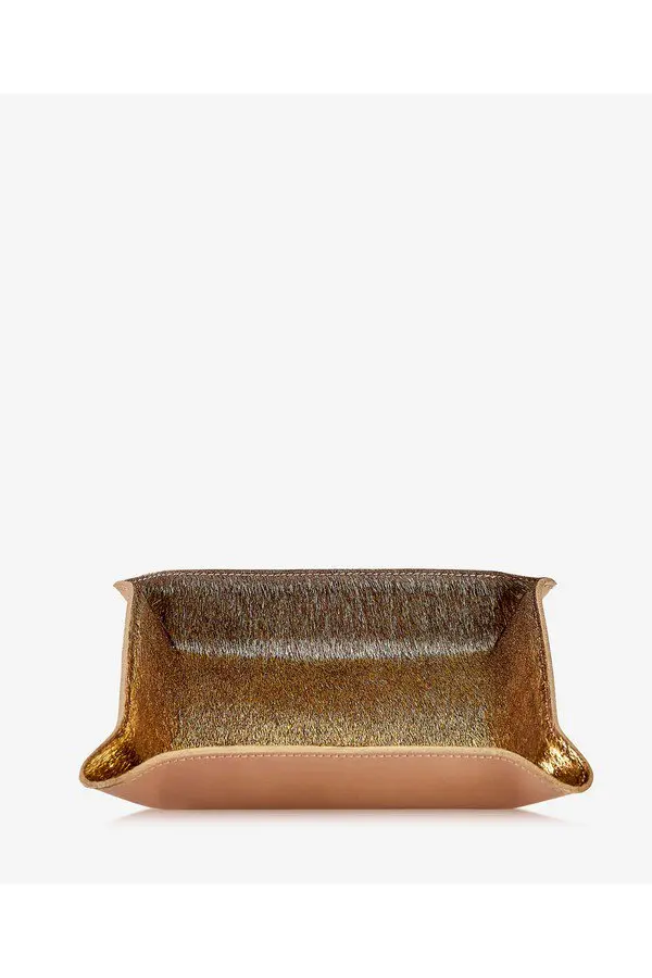 Gigi New York Leather Valet Tray - Gold