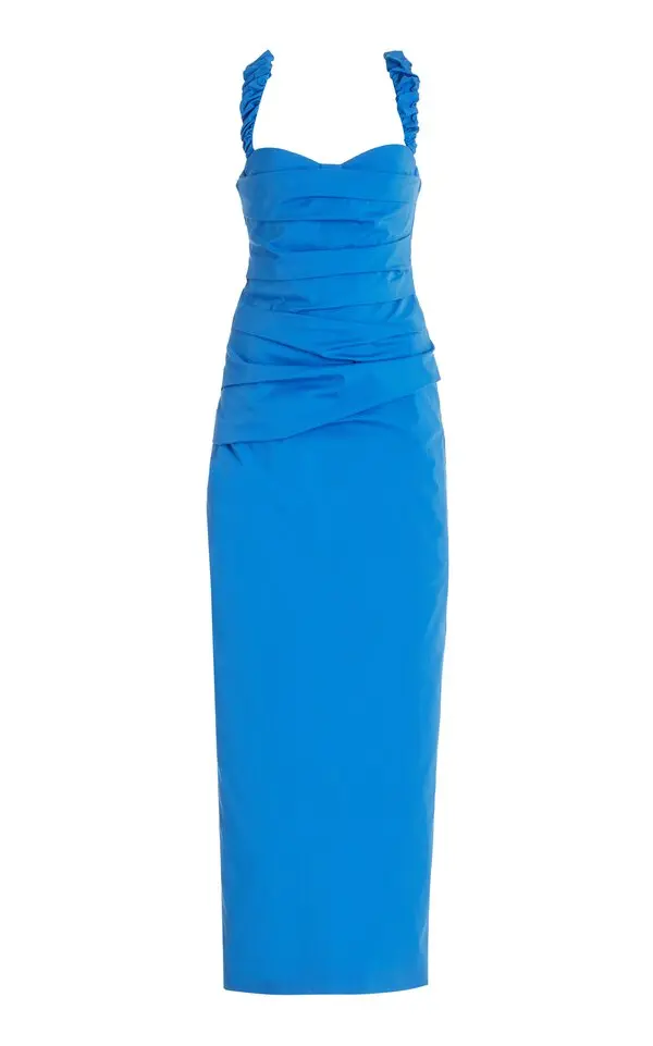 Sir The Label Azul Ruched Maxi Dress
