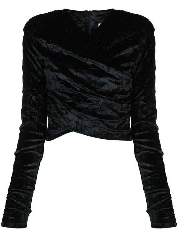 GESTUZ Vikagz Velvet Blouse
