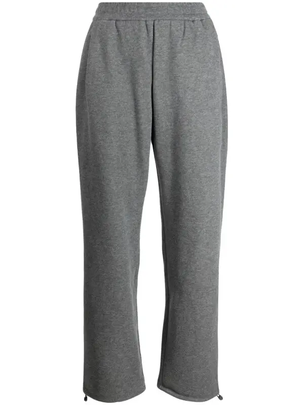 B+AB Mélange Wide-leg Track Pants