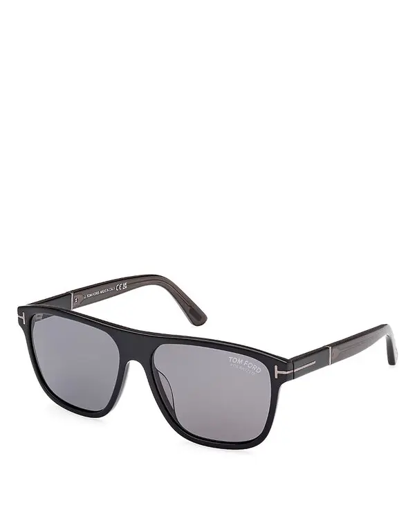 TOM FORD 58mm Polarized Square Sunglasses