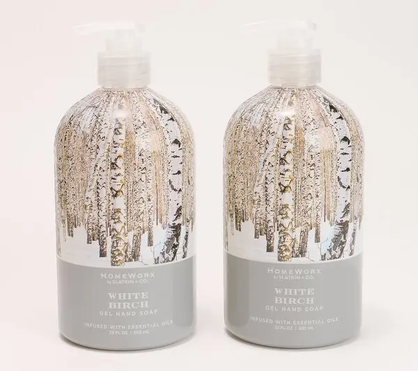 HOMEWORX BY SLATKIN + CO. As Is Homeworx Slatkin & Co. S/2 22oz Hand Soaps