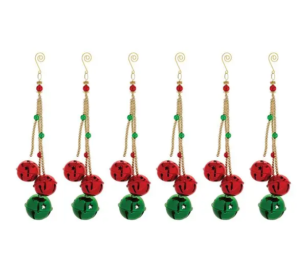 MELROSE Sleigh Bell Drop Ornament