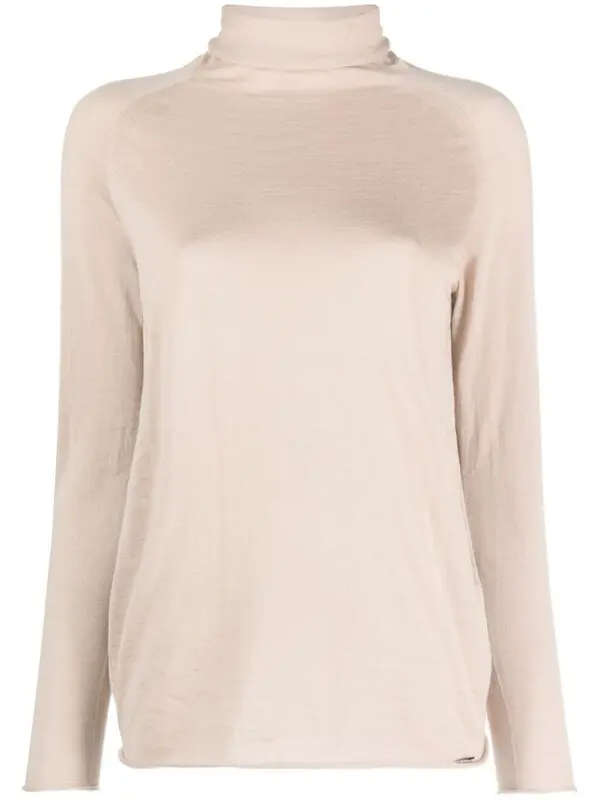 Kiton Fine-knit Cashmere-blend Jumper - Brown