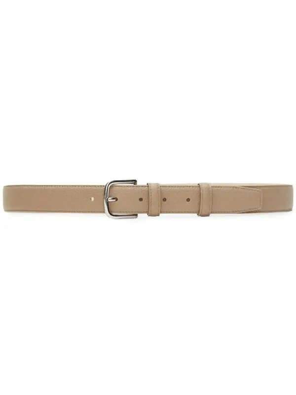 12 STOREEZ Side Stitch Leather Belt