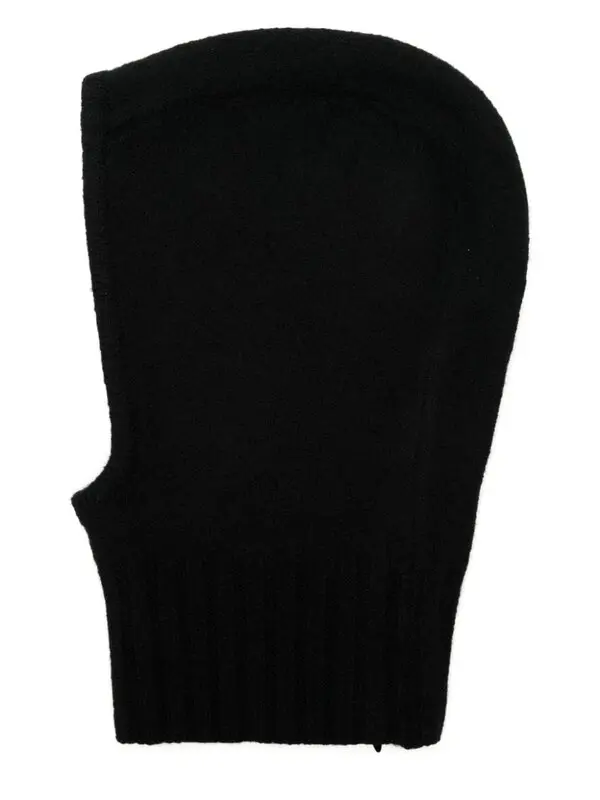 JIL SANDER Ribbed-trim Wool Balaclava