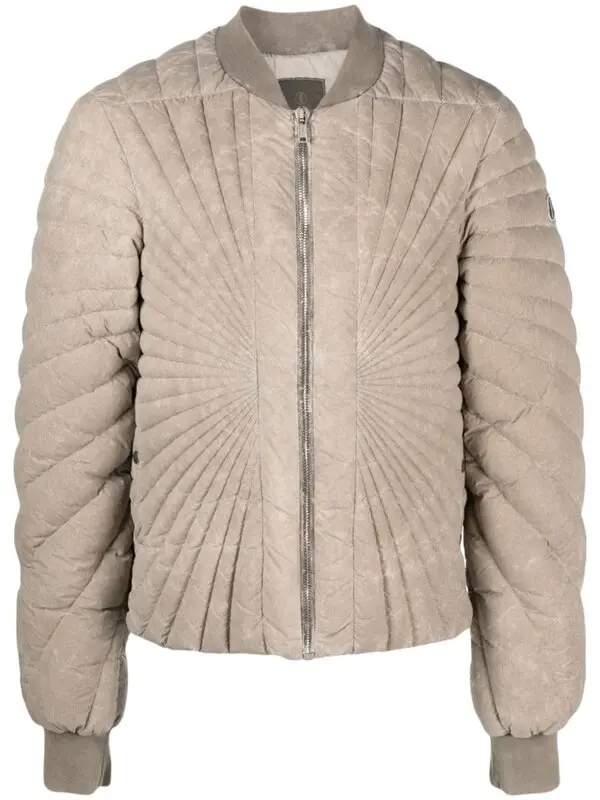 MONCLER + RICK OWENS Radiance Flight Padded Bomber Jacket