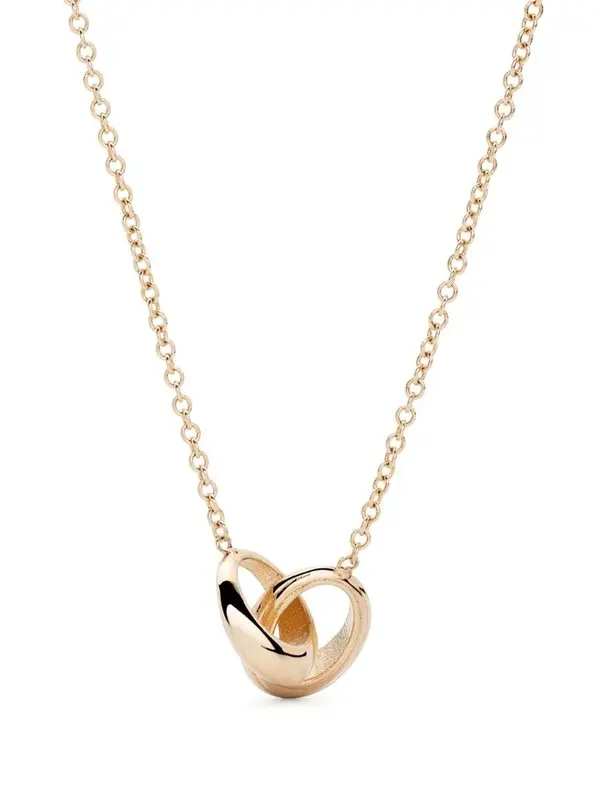 Lizzie Mandler 18kt Yellow Micro Crescent Link Necklace - Gold