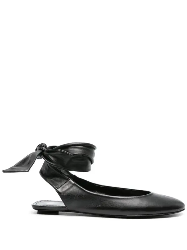 Attico Cloe Ballerinas - Black