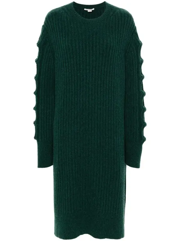 Stella McCartney Round-neck Midi Knitted Dress