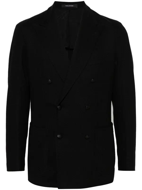 Tagliatore Double-breasted Blazer - Black