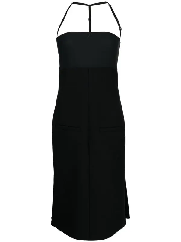 COURREGES Halterneck Midi Dress