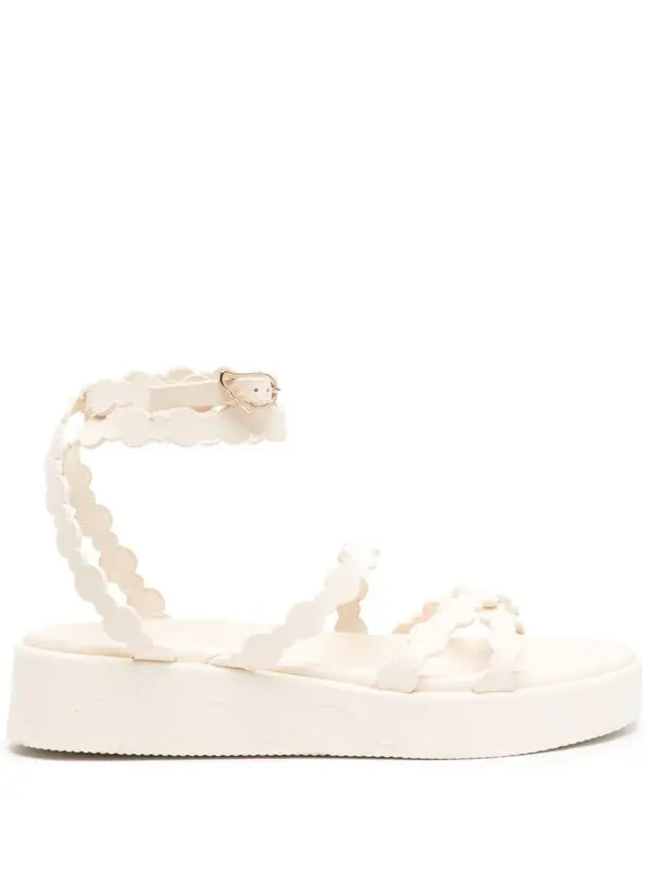 ANCIENT GREEK SANDALS Aspis Flatform Sandals - White