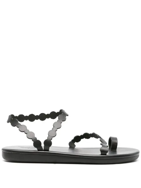 ANCIENT GREEK SANDALS Cronos Flat Sandals - Black