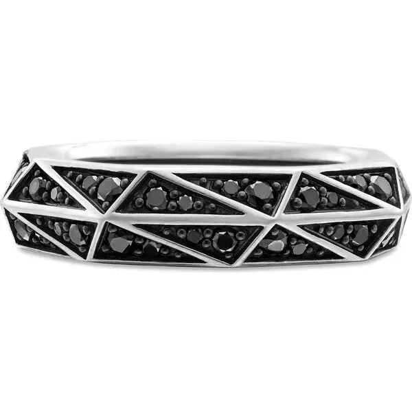 David Yurman Torqued Faceted Band Ring