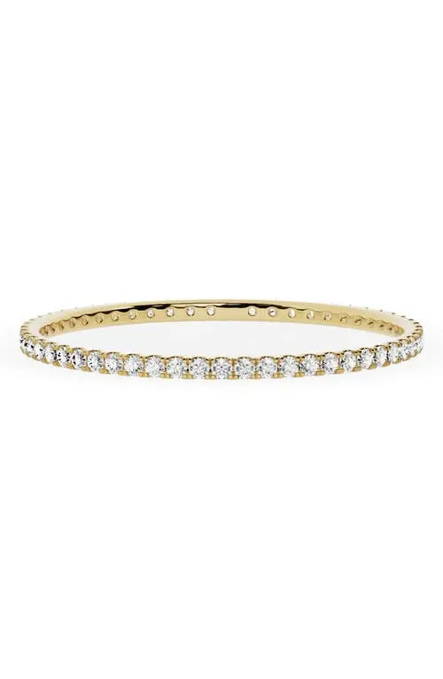 JENNIFER FISHER 18k Gold Lab Grown Diamond Tennis Bangle Bracelet