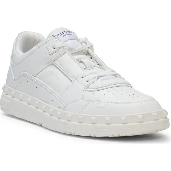 Valentino Garavani Rockstud Low-top Sneakers - Obo Bianco/bianco