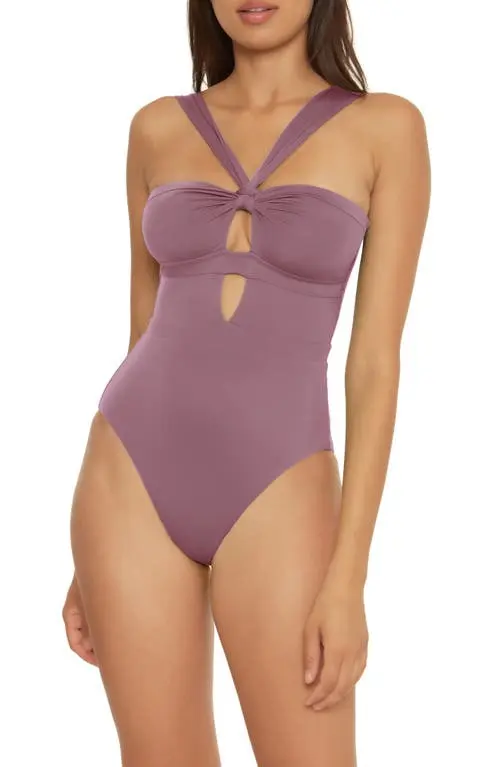 Becca Color Code Cutout One-piece Swimsuit - Fig
