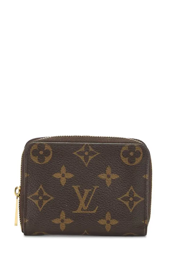LOUIS VUITTON Monogram Canvas Zippy Coin Purse - Brown