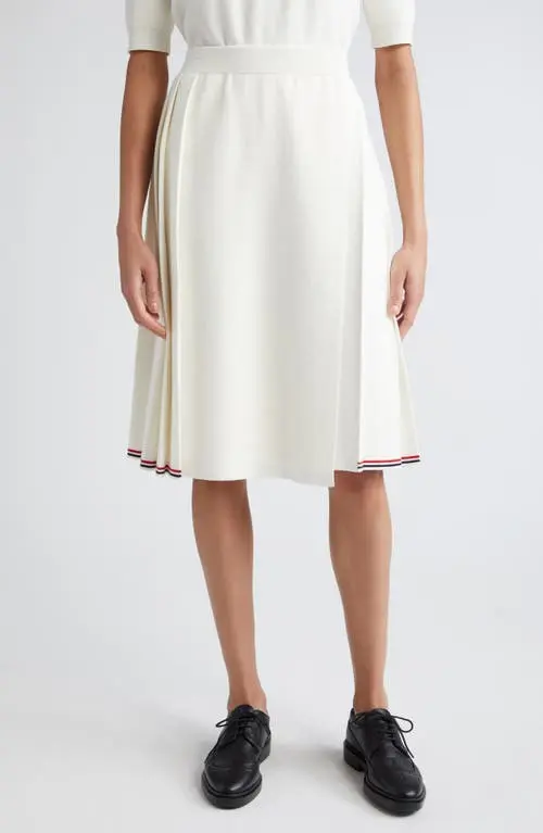 Thom Browne Pleat Back Sweater Skirt