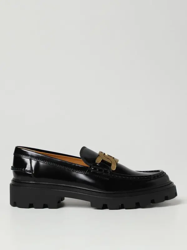 TOD'S Brushed Leather Moccasins
