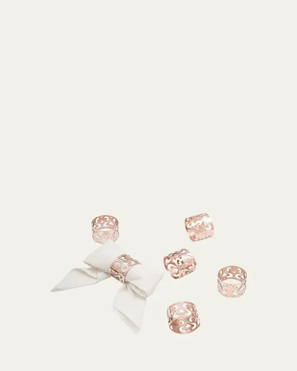 COPPERMILL KITCHEN Vintage Inspired Napkin Rings, Set Of 4