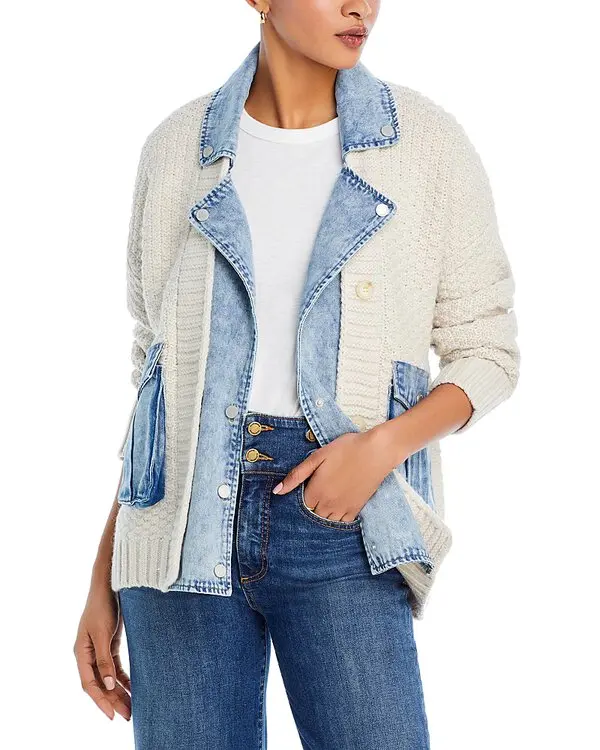 Blanknyc Mixed Media Cardigan - Last Call