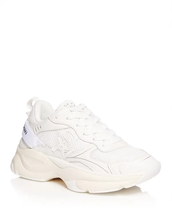 STUART WEITZMAN Sw Lace Up Sneakers - White